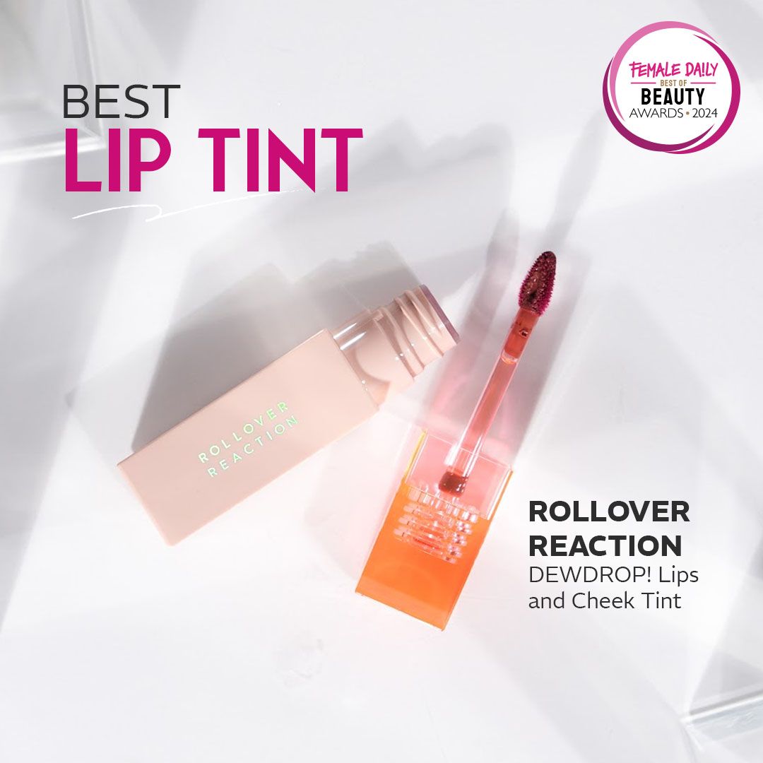 Jual DEWDROP! LIP AND CHEEK TINT ROLLOVER REACTION | FD Studio