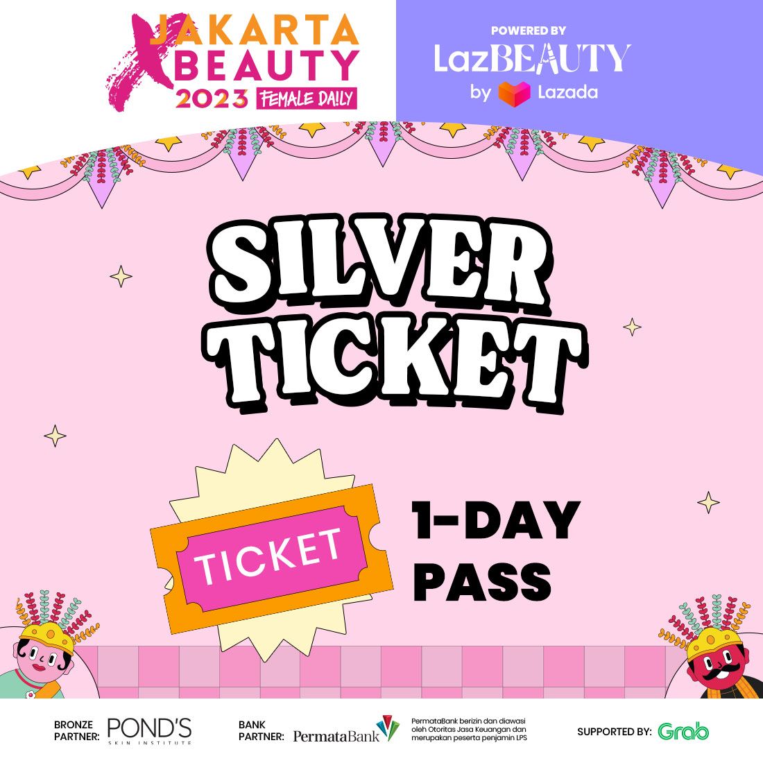 Jual TIKET JAKARTA X BEAUTY 2023 - SILVER FEMALE DAILY | FD Studio