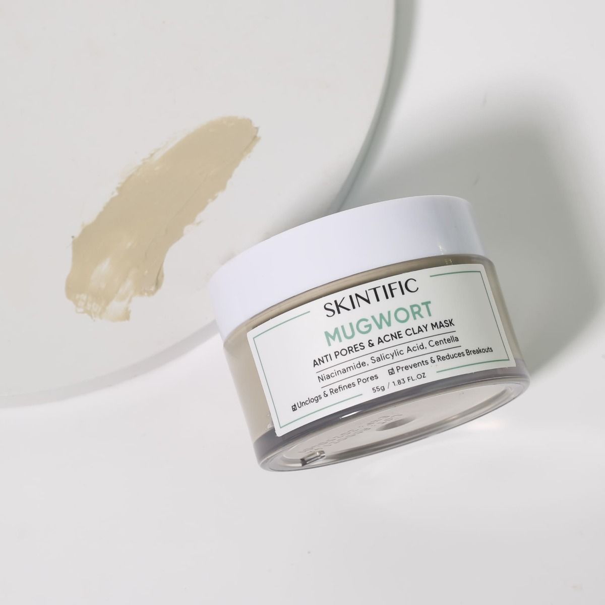 Jual Mugwort Acne Clay Mask SKINTIFIC | FD Studio